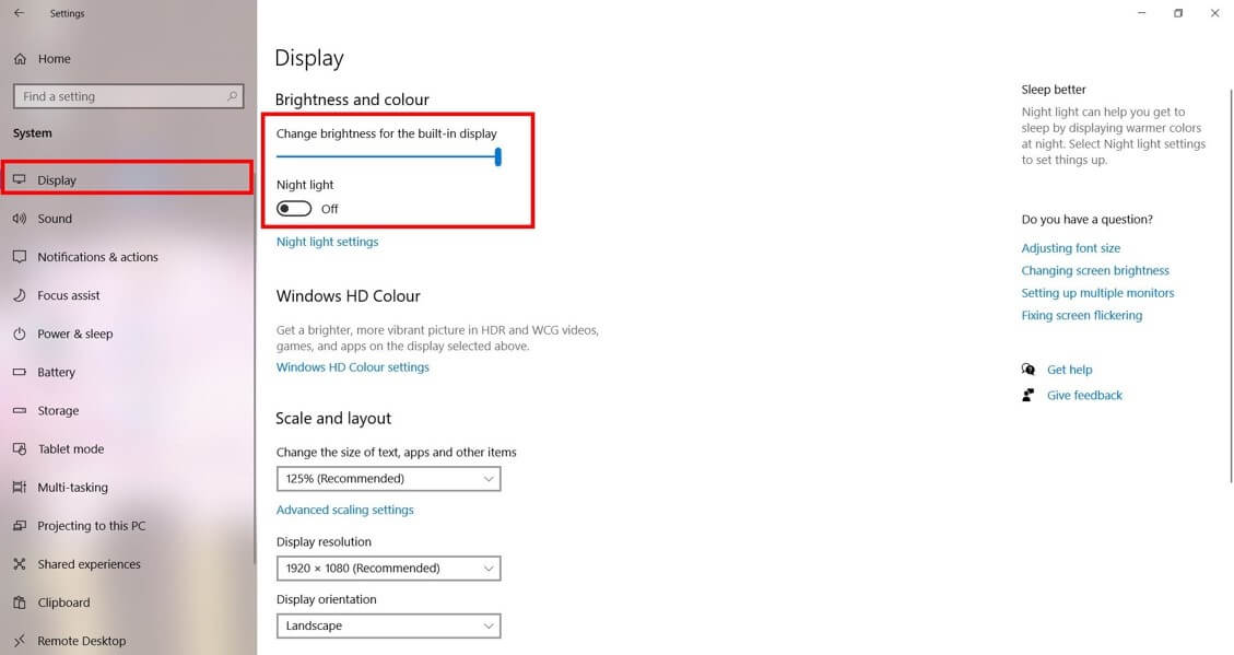 Cambiar el brillo de la pantalla en Windows - IONOS