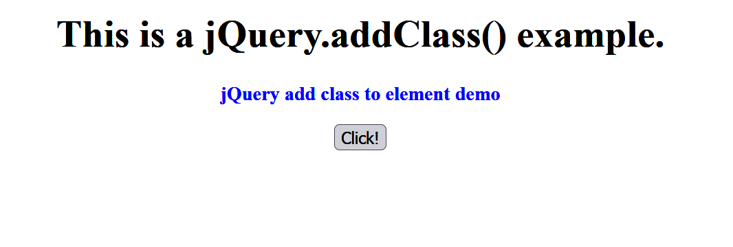 jQuery.addClass(): gestión dinámica de clases - IONOS MX