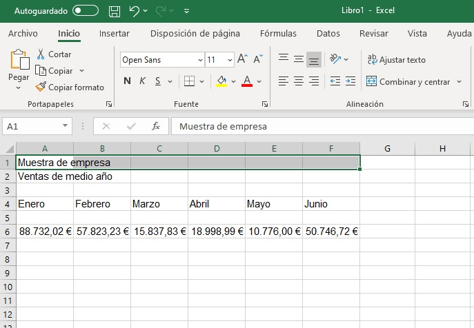 Cómo combinar celdas en Excel de manera sencilla - IONOS MX